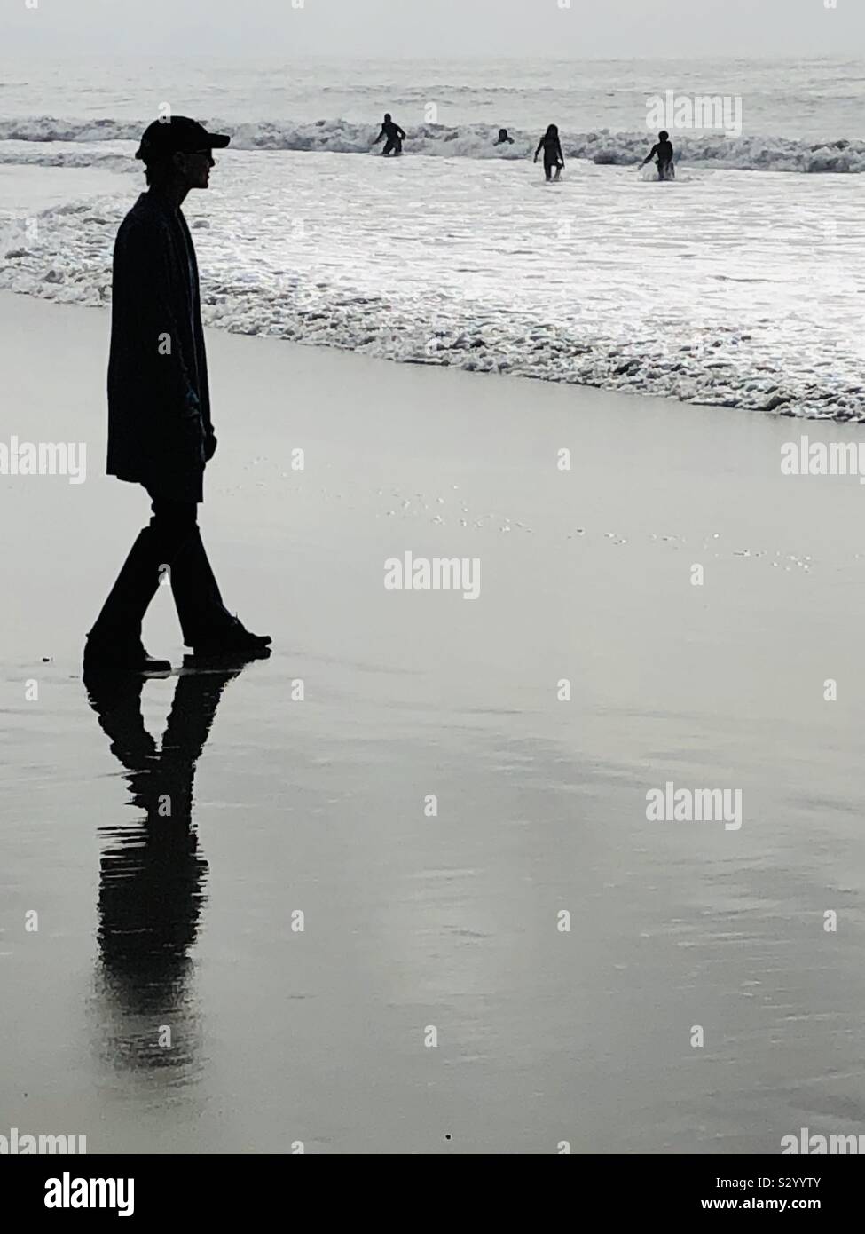 The Beach Walker Stock Photo - Alamy