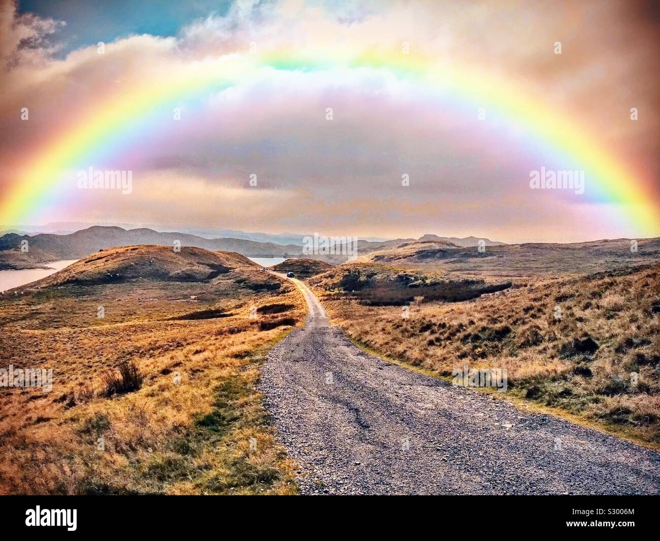 Rainbows wales hi-res stock photography and images - Alamy
