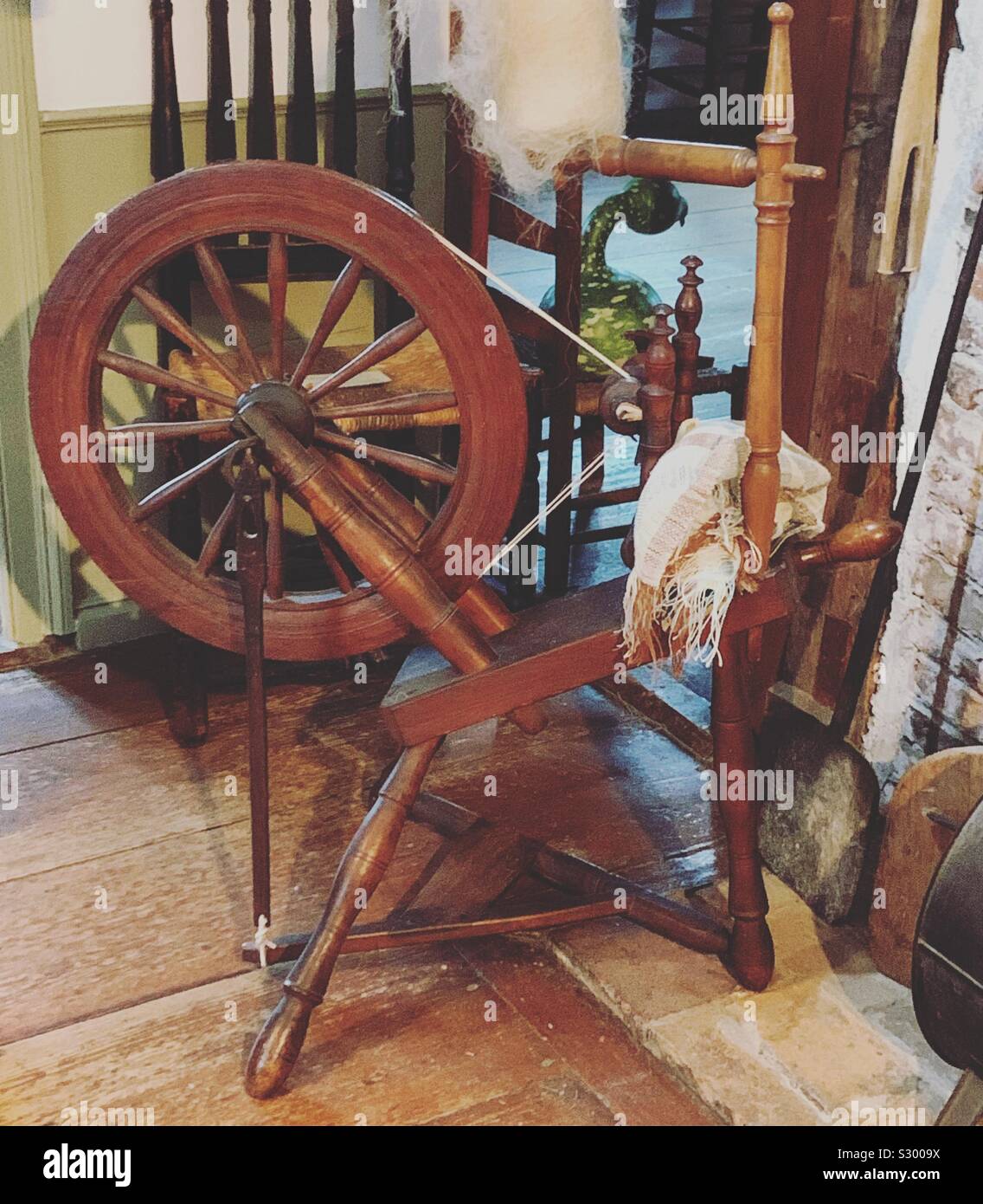 Inside the Jabez Howland House, Plymouth, Massachusetts, United States ...
