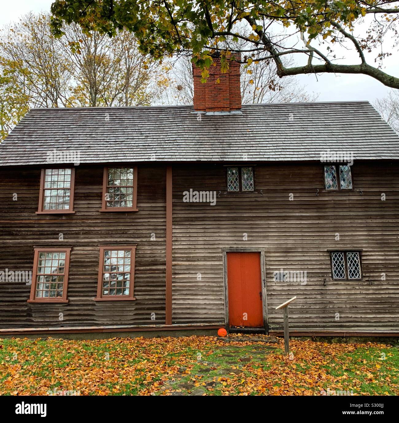 The Jabez Howland House, Plymouth, Massachusetts, United States. The ...
