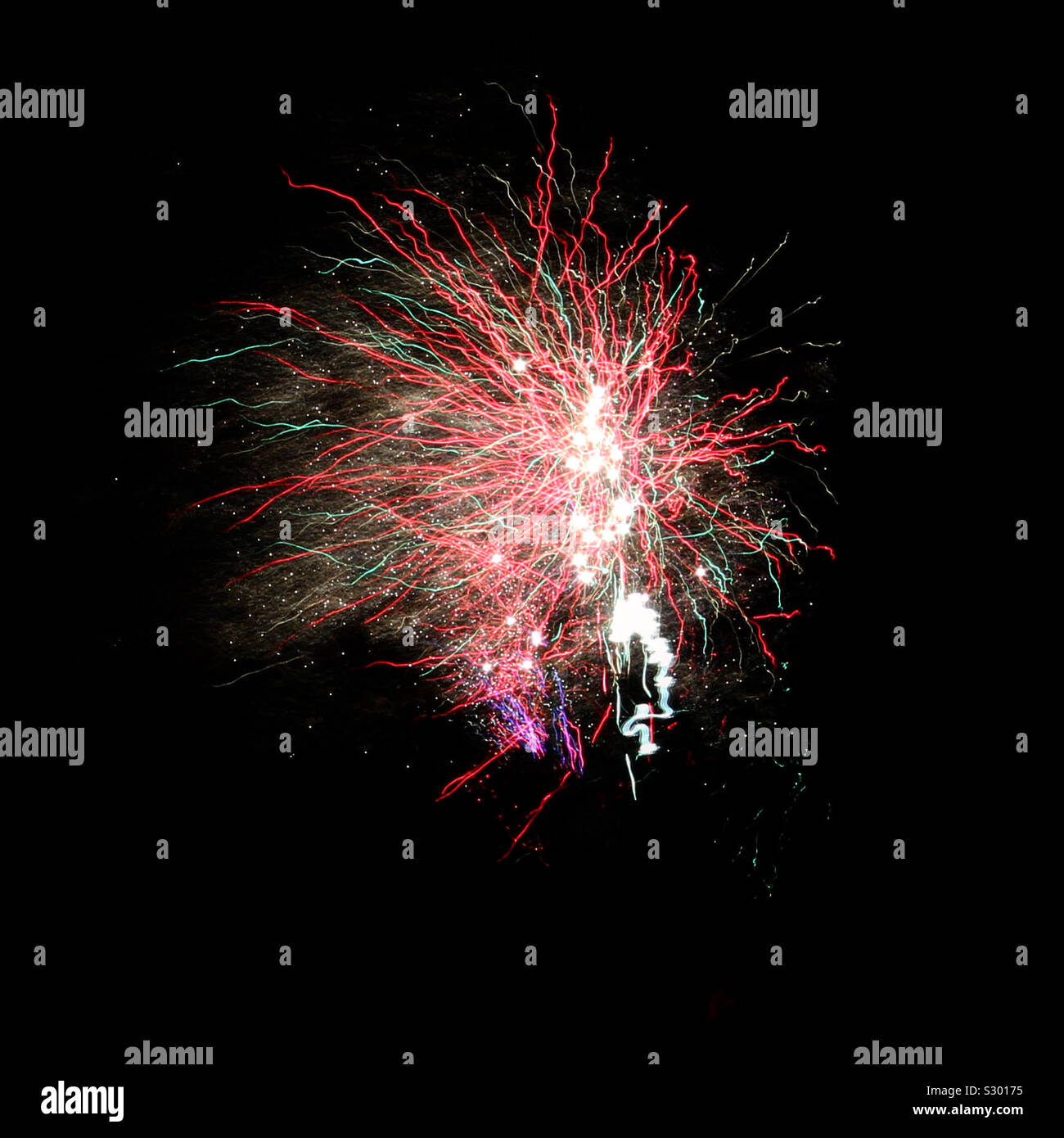 Red Rocket Firework High Resolution Stock Photography and Images - Alamy