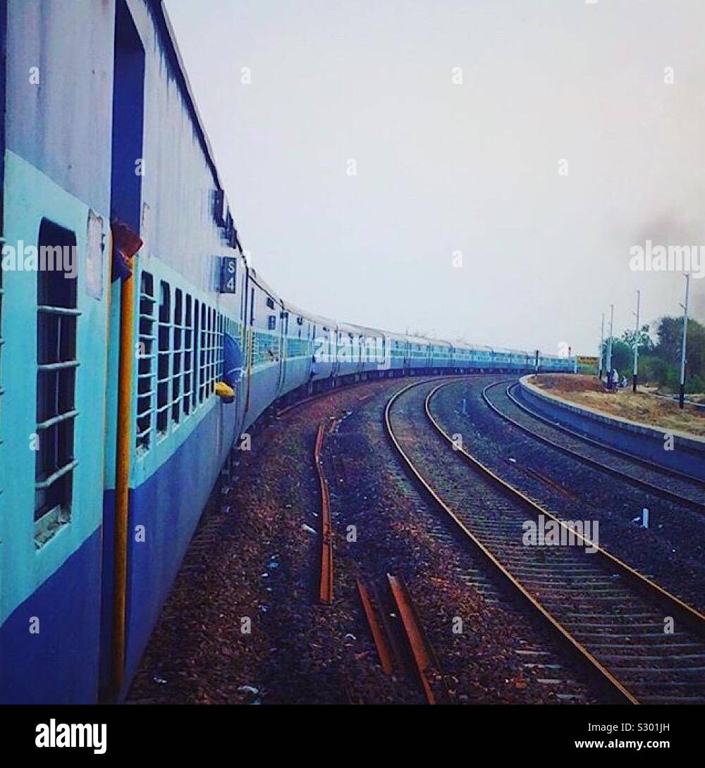 Beautiful train view Stock Photo - Alamy