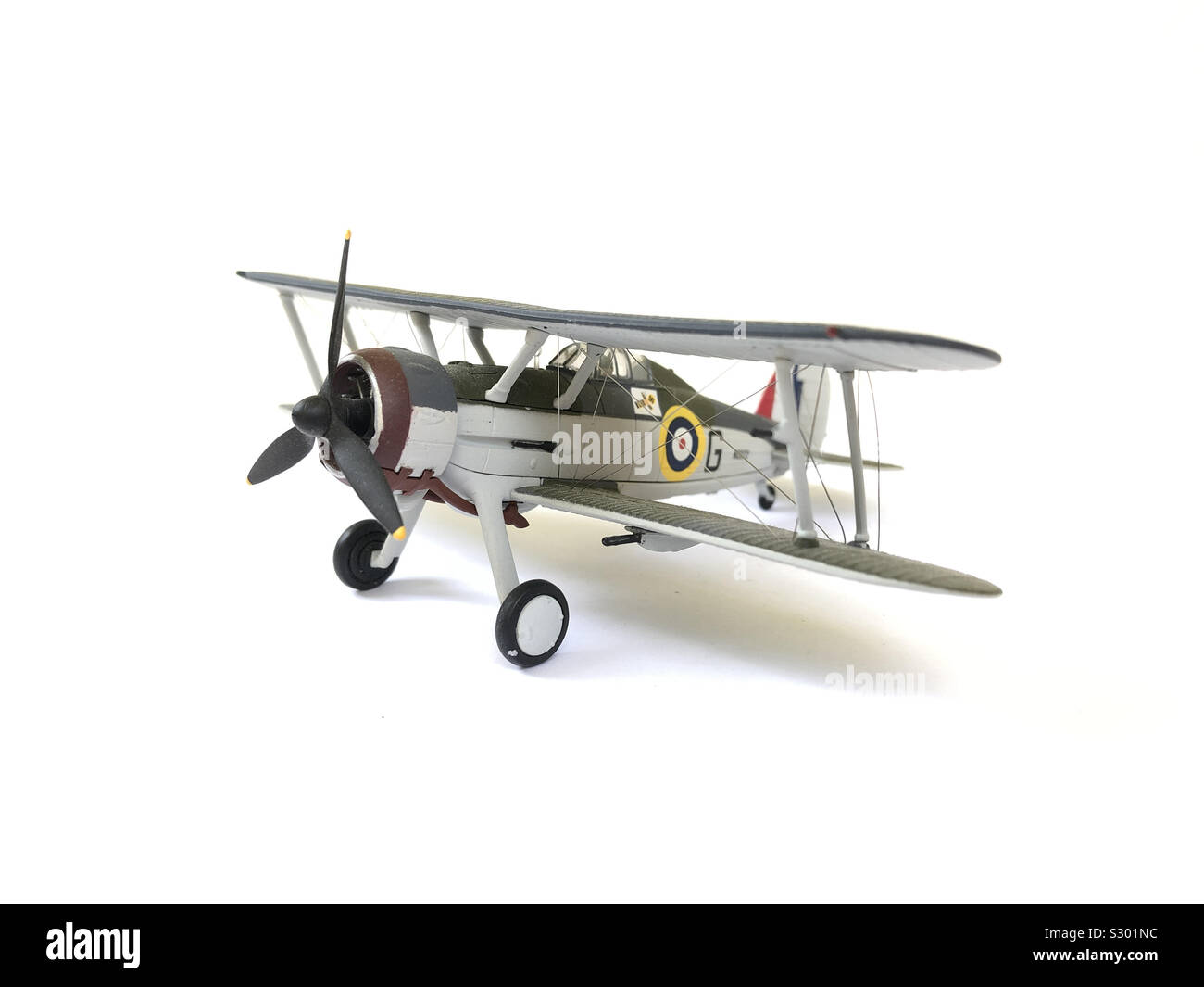 Gloster Gladiator model aircraft Stock Photo - Alamy