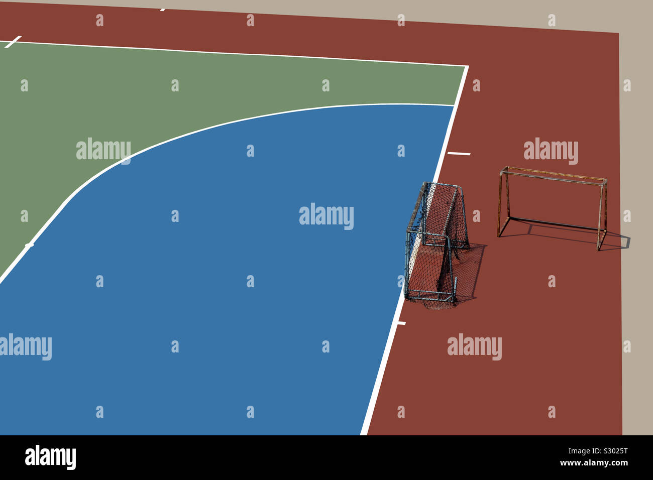 Outdoor football field hi-res stock photography and images - Alamy