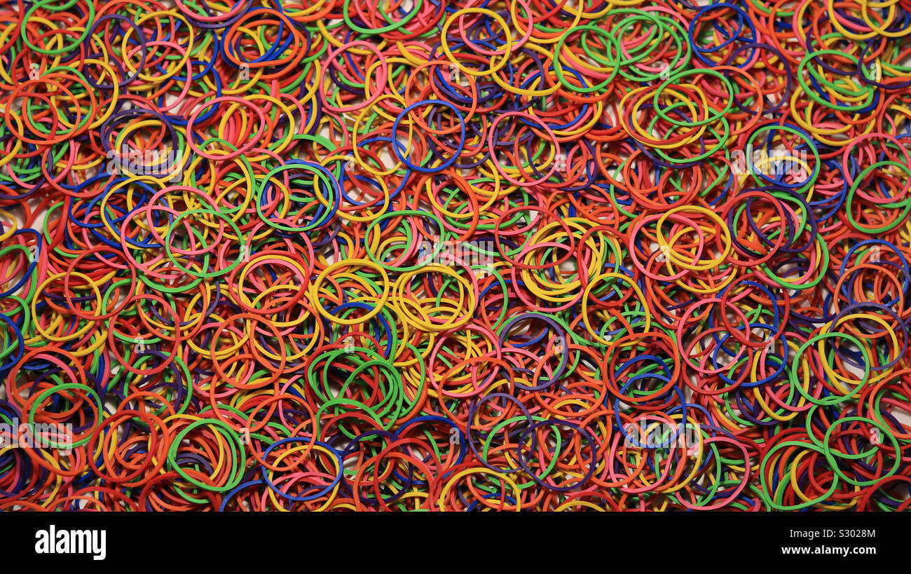 Abstract rubber band background hi-res stock photography and images - Alamy
