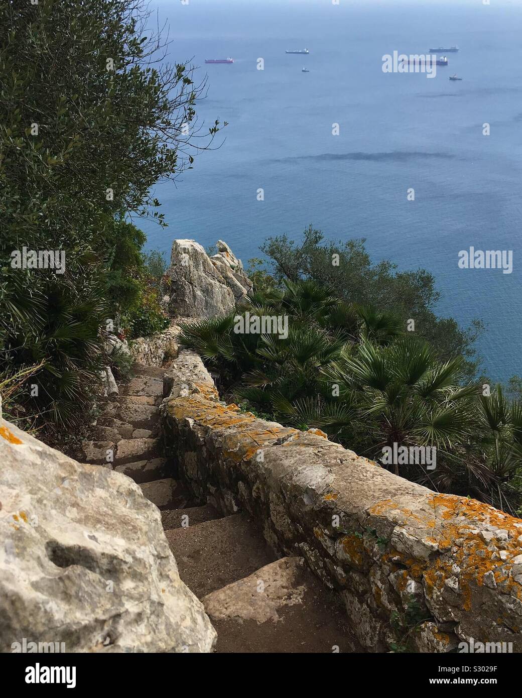 Mediterranean steps gibraltar hi-res stock photography and images - Alamy