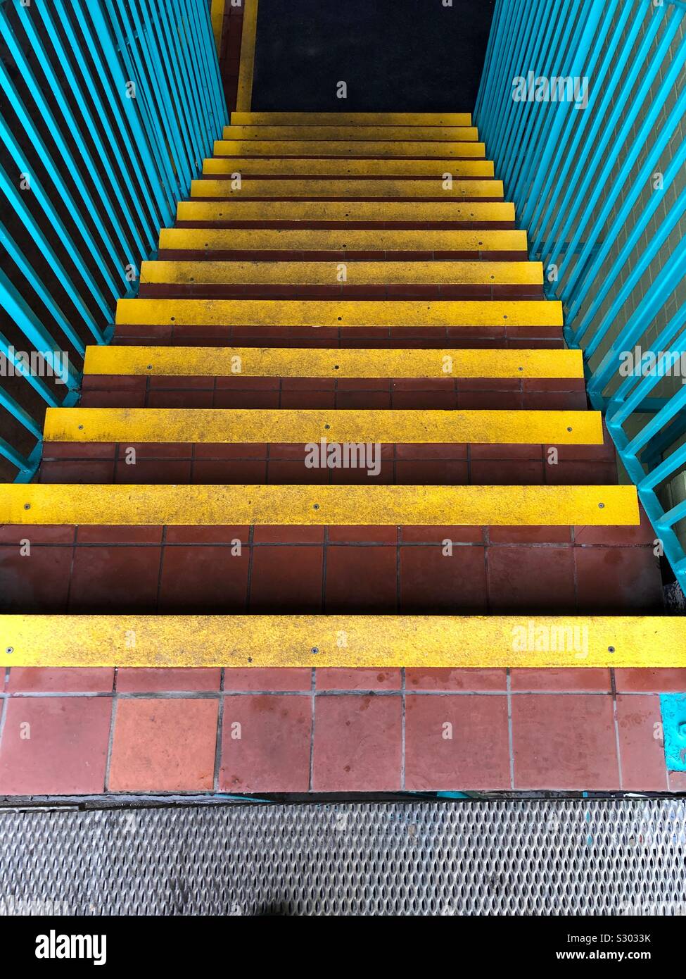 Abstract formed by a flight of steps Stock Photo - Alamy