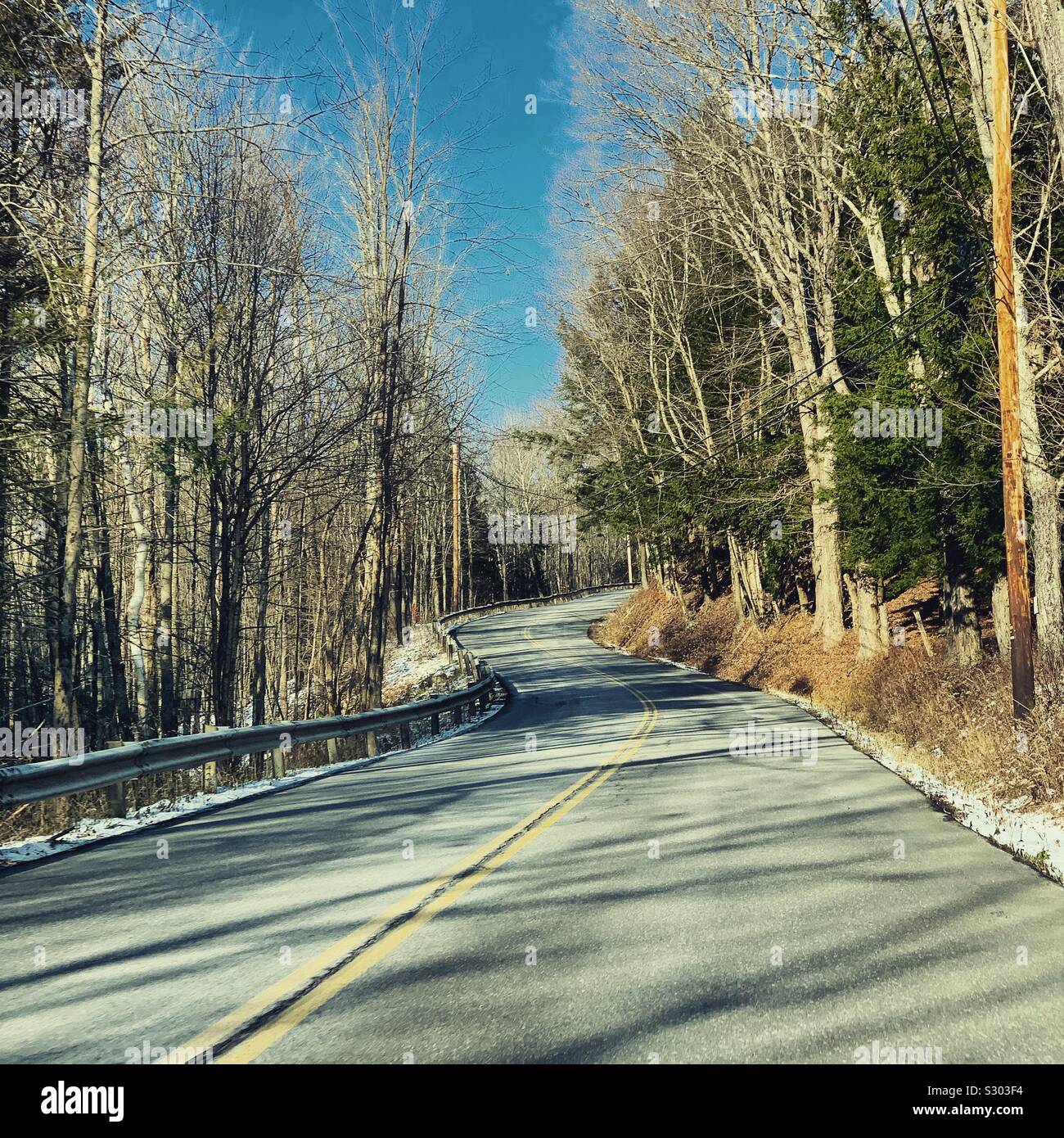 New england winter driving hi-res stock photography and images - Alamy