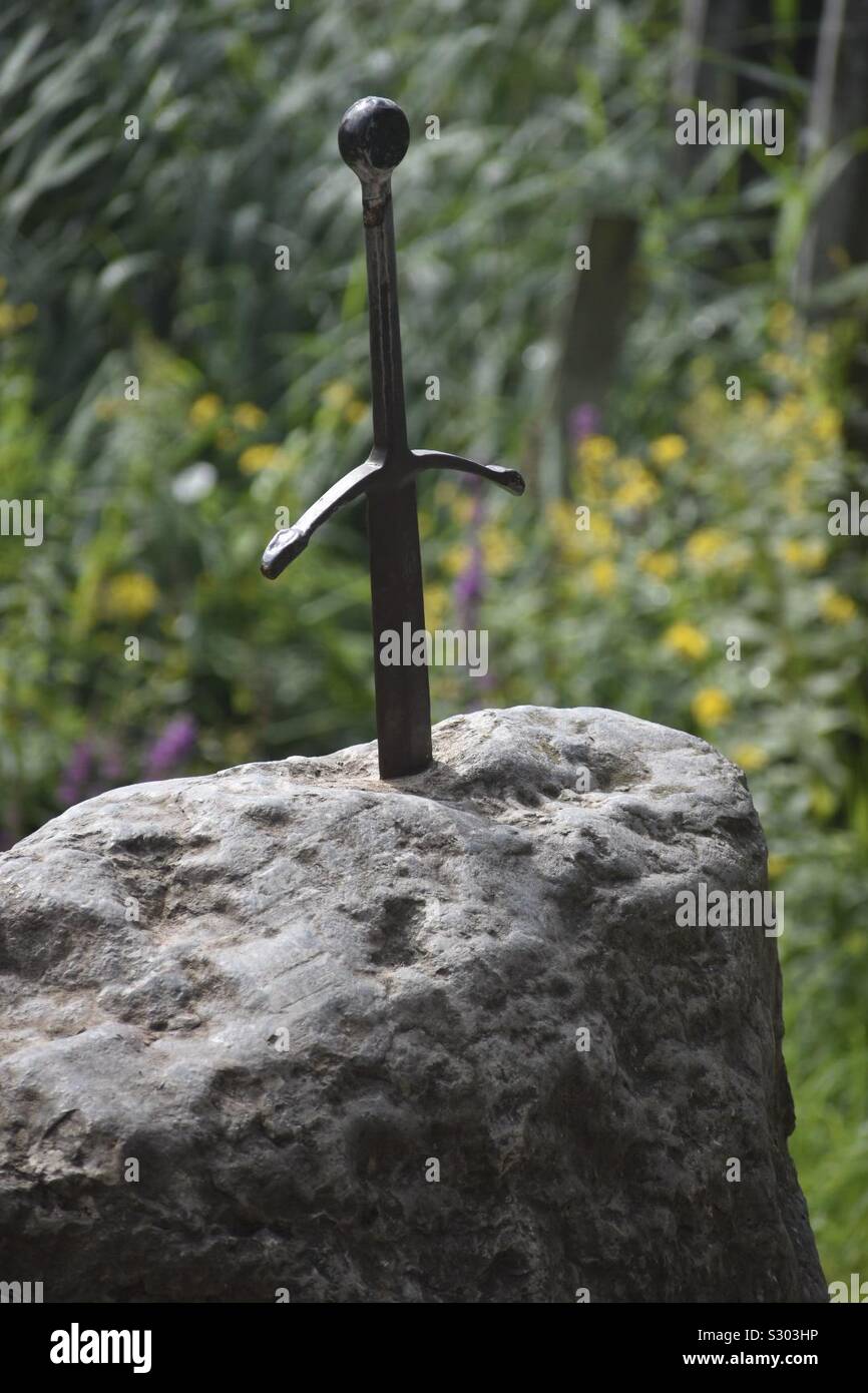 Sword In The Stone High Resolution Stock Photography and Images - Alamy