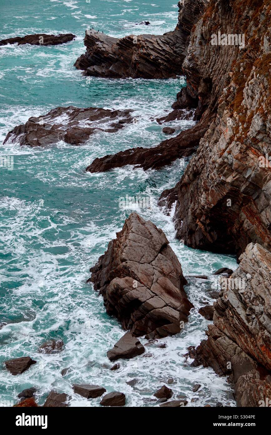 rocks in the sea Stock Photo - Alamy