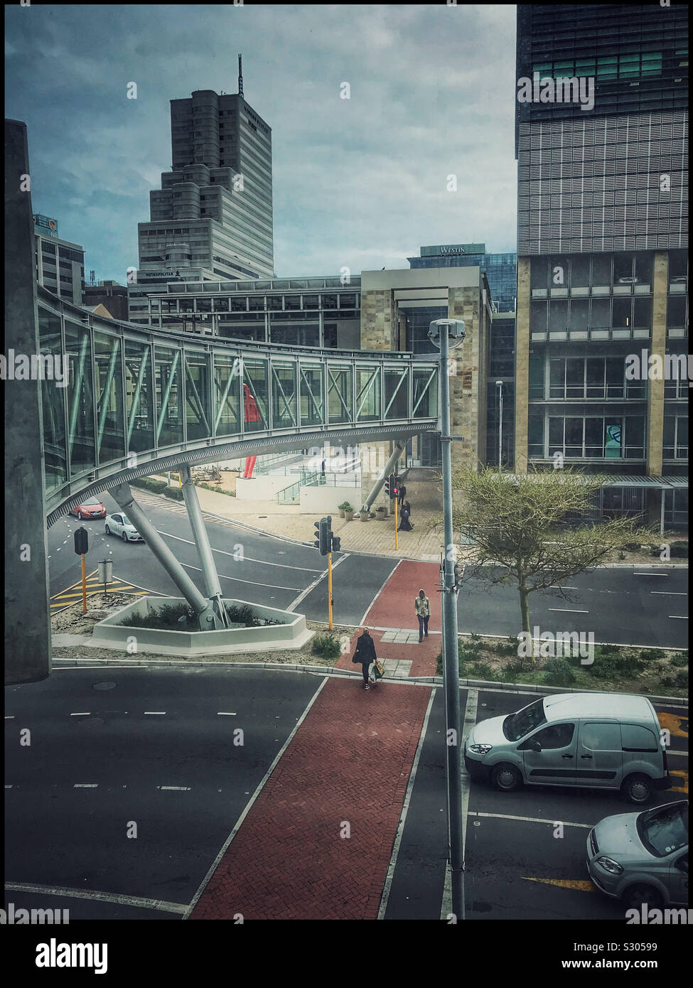 Sky bridge between CTICC 1 and 2, Foreshore, Cape Town, South Africa ...