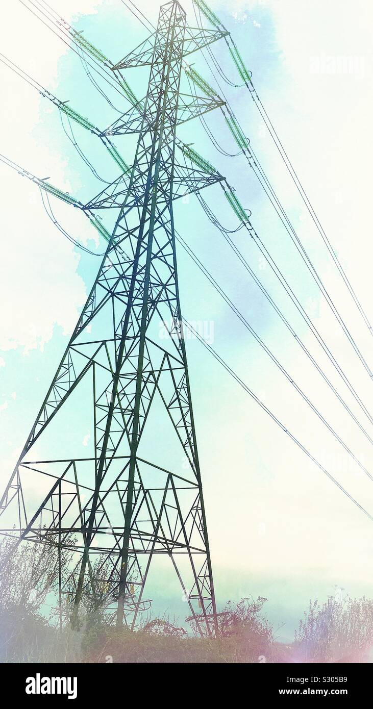 Metal pylon hi-res stock photography and images - Alamy