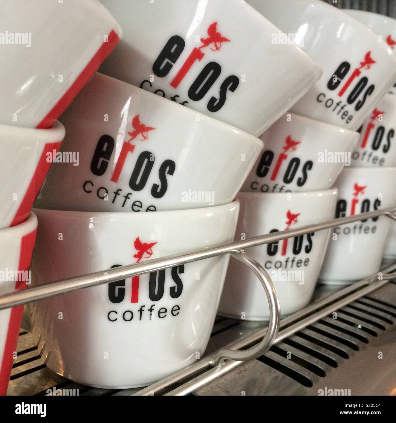 Stack of coffee cups Stock Photo - Alamy