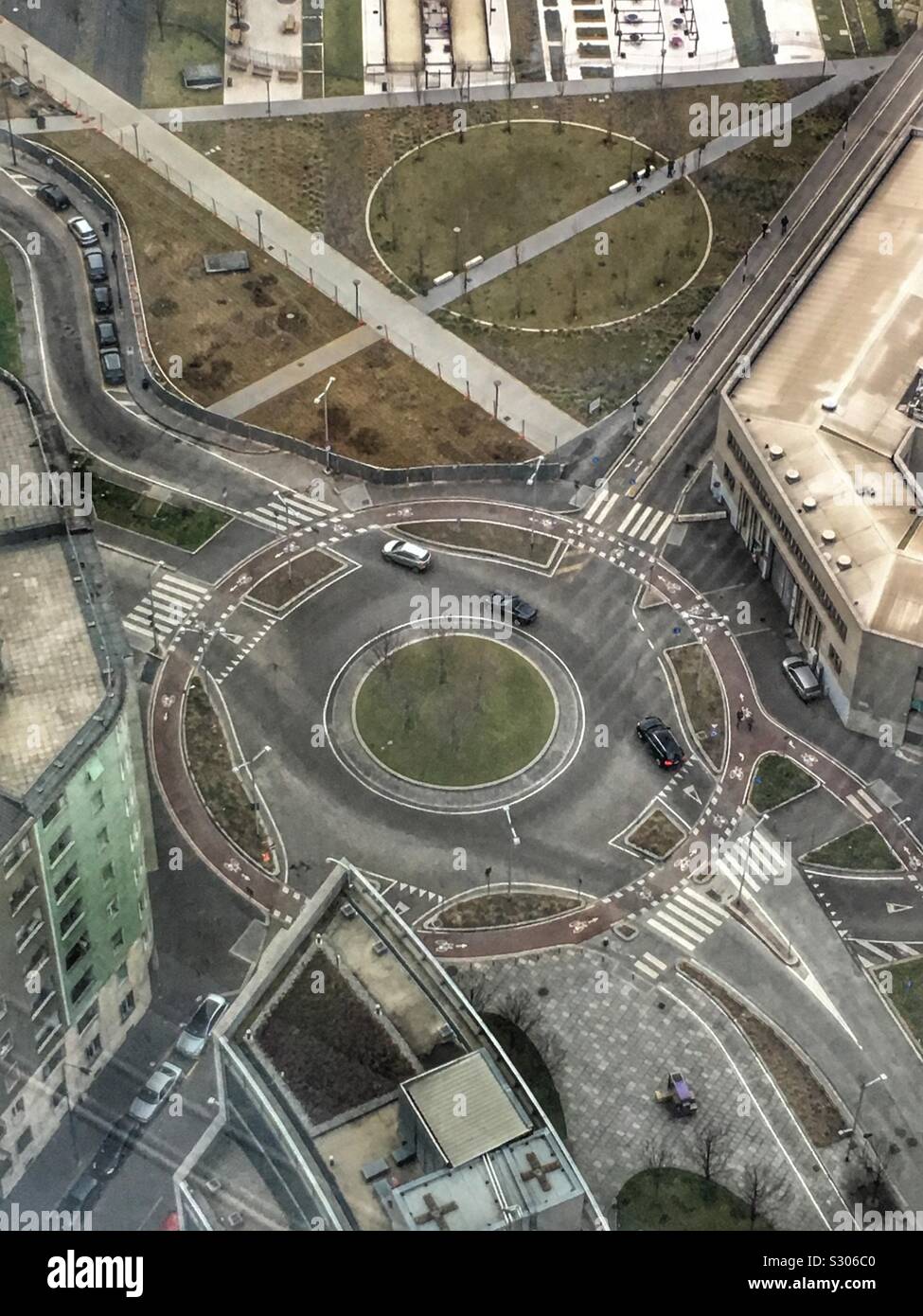 Roundabout in Milan Stock Photo - Alamy