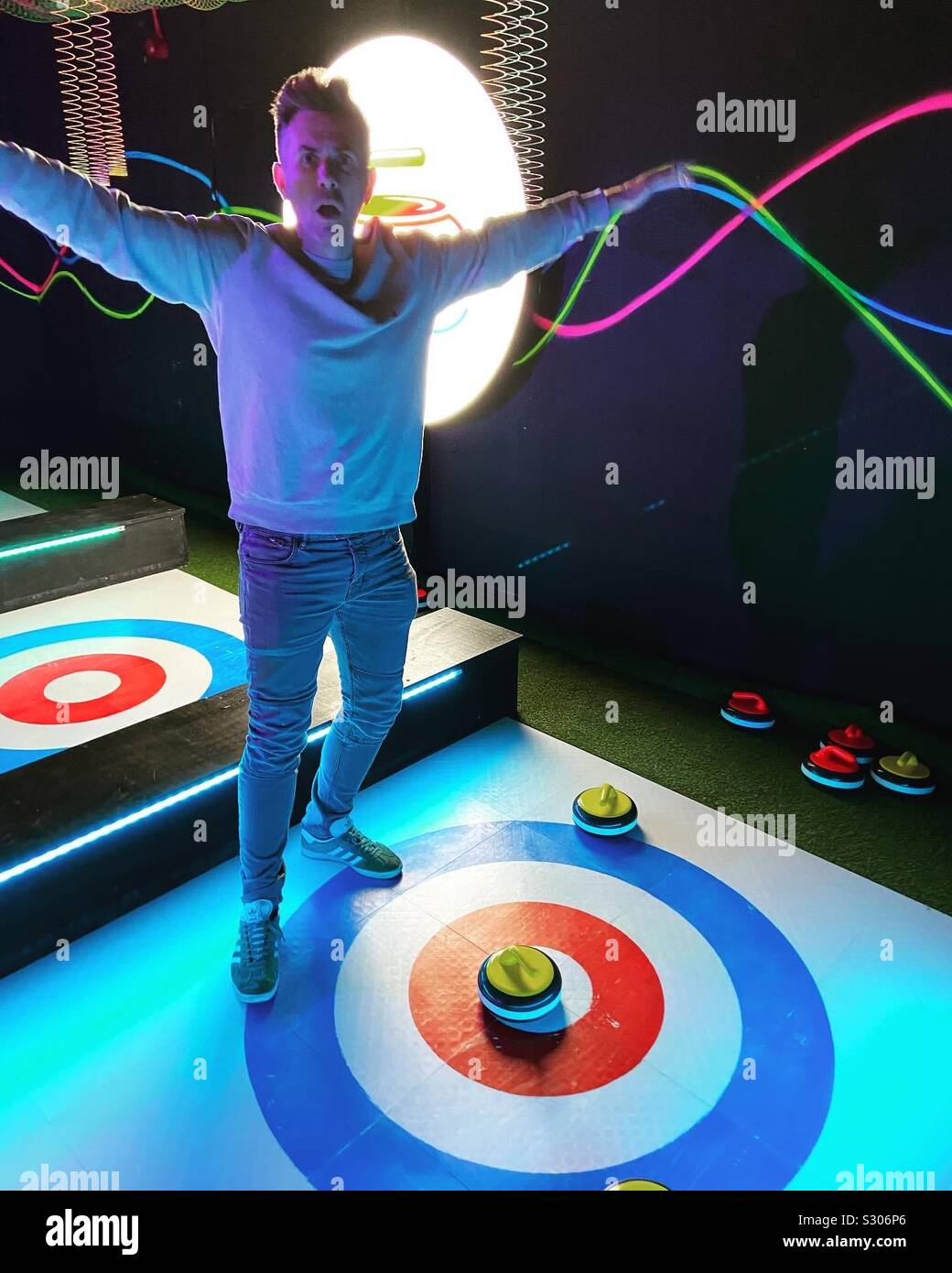 Curling at The Floodgate, Digbeth Stock Photo - Alamy