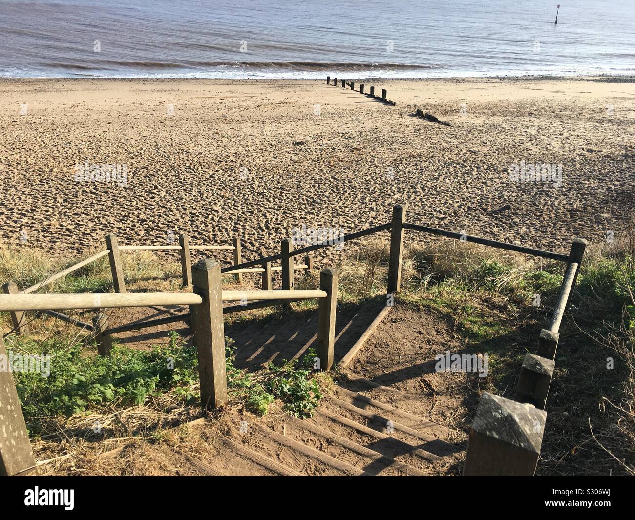 Beach side steps hi-res stock photography and images - Alamy