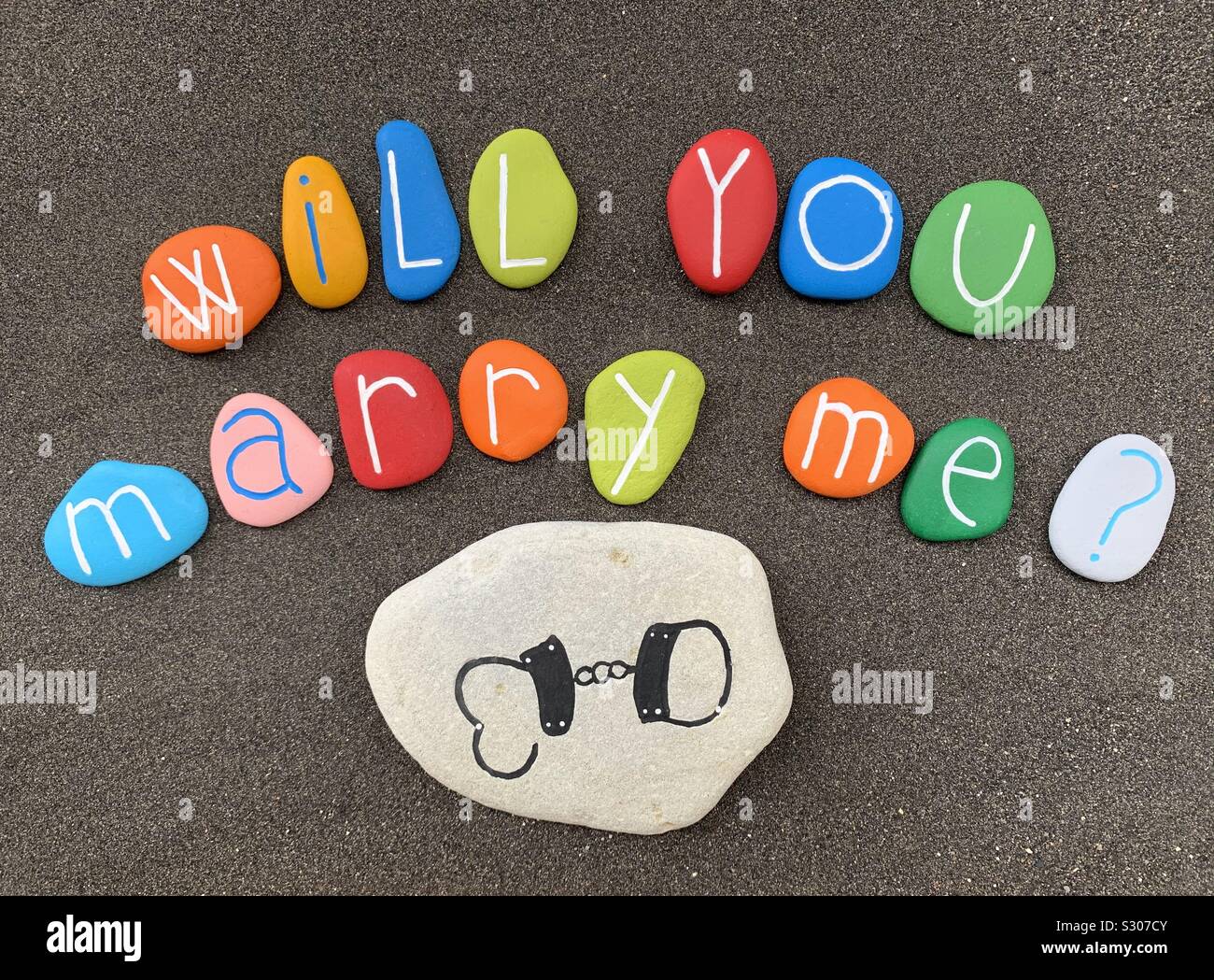 Marriage proposal sign hi-res stock photography and images - Alamy