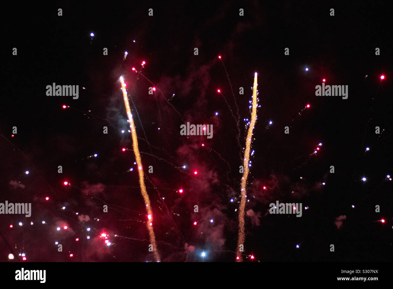 Pyrotechnics texture hi-res stock photography and images - Alamy