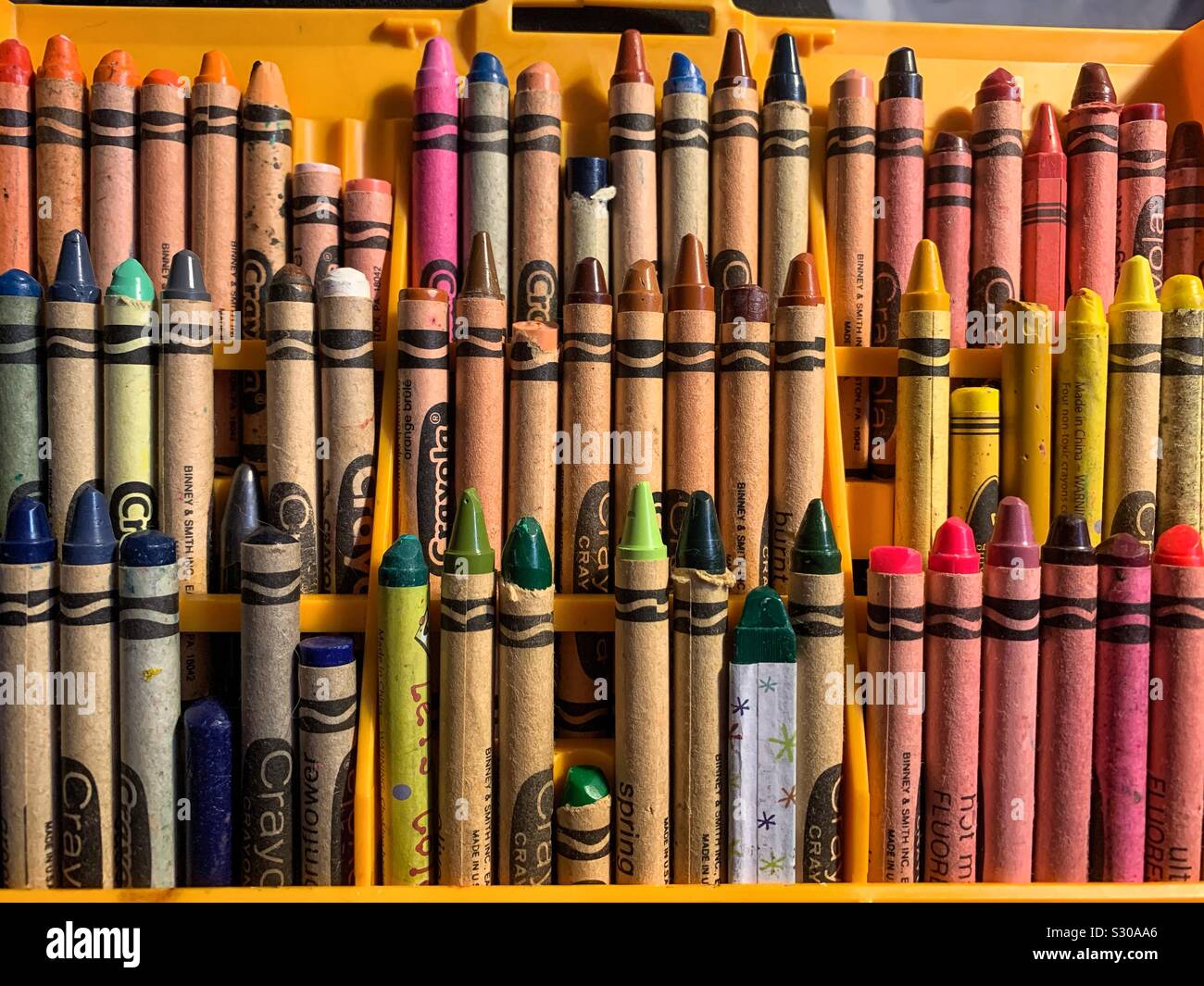 Crayons box hi-res stock photography and images - Alamy