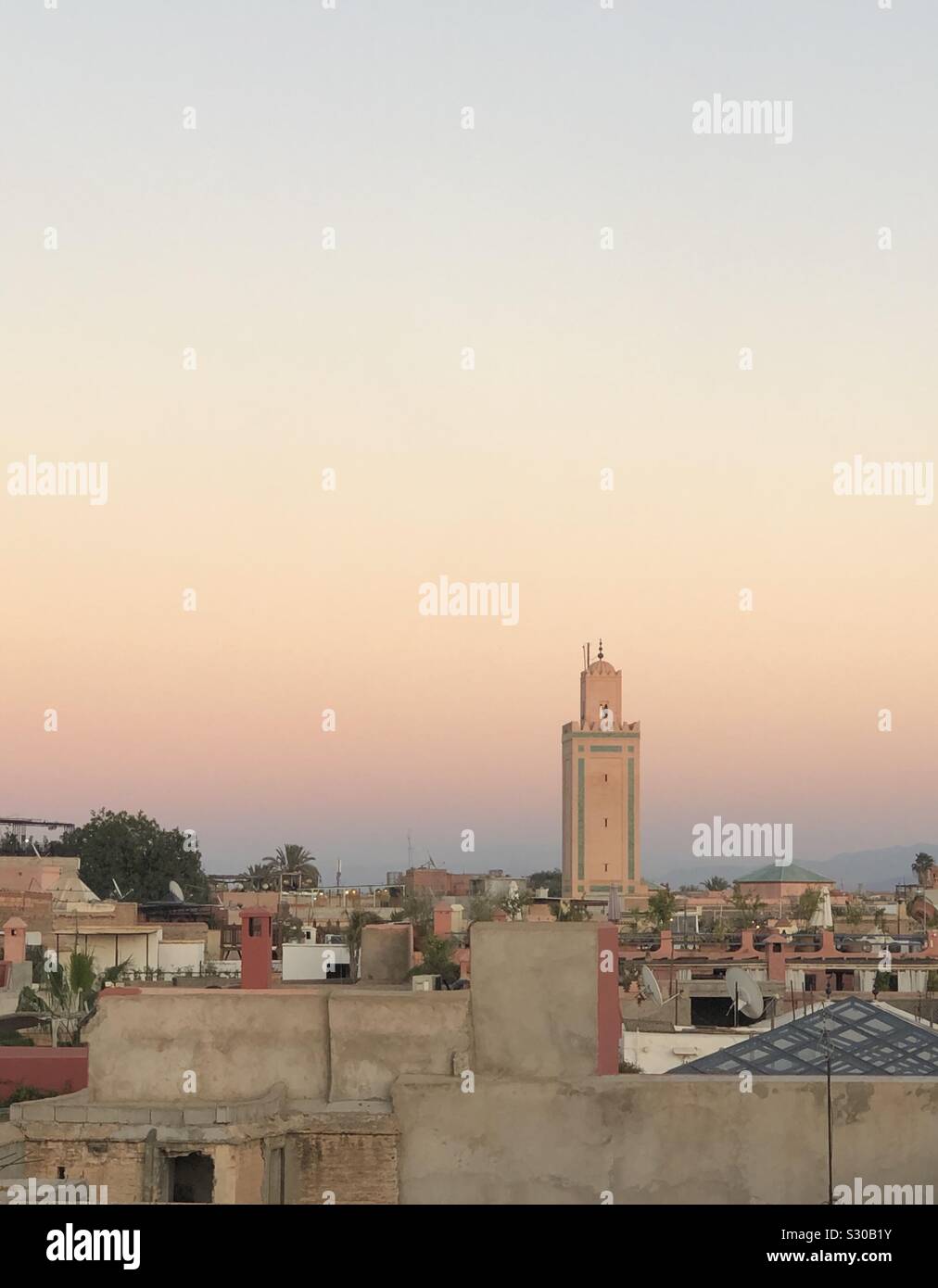 Morocco sunset marrakech hi-res stock photography and images - Alamy