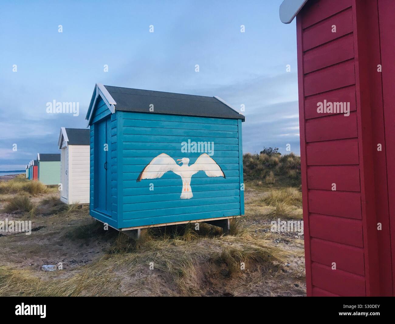 Decorated beach hut hi-res stock photography and images - Alamy