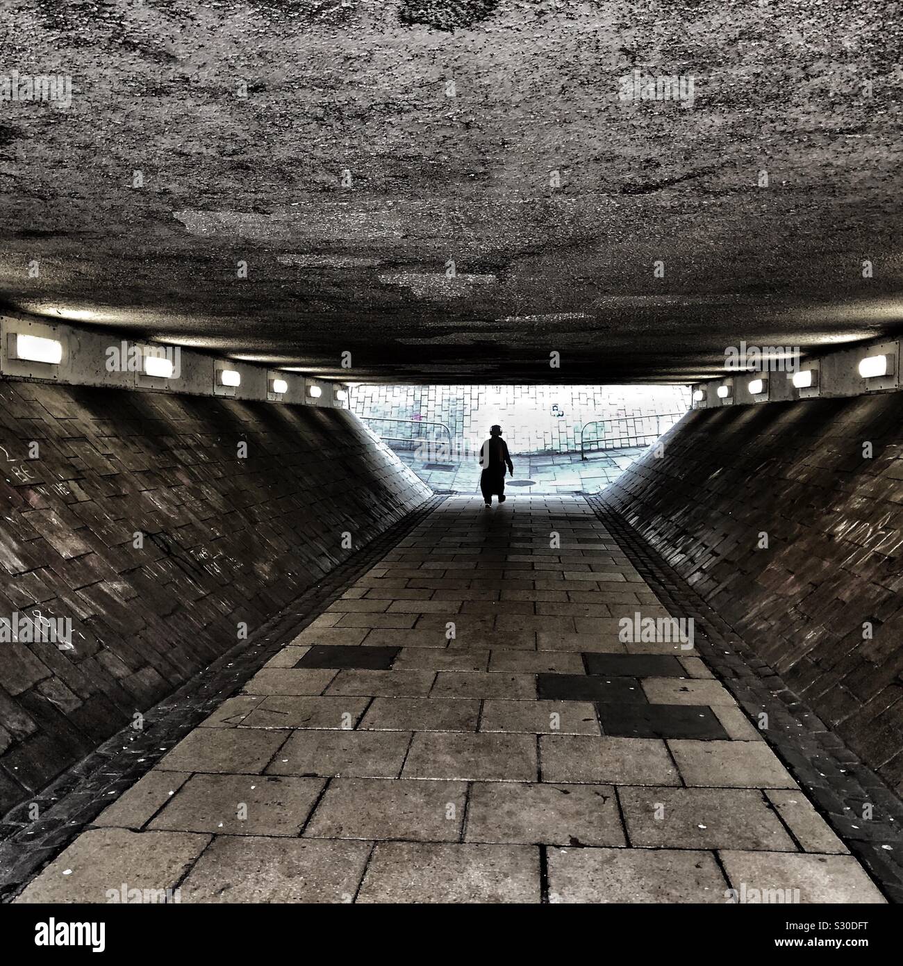 Subway underpass pedestrians hi-res stock photography and images - Alamy