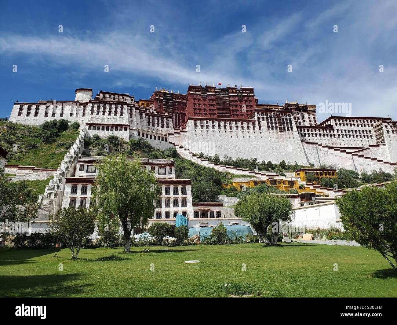 The amazing Potala Palace Stock Photo - Alamy