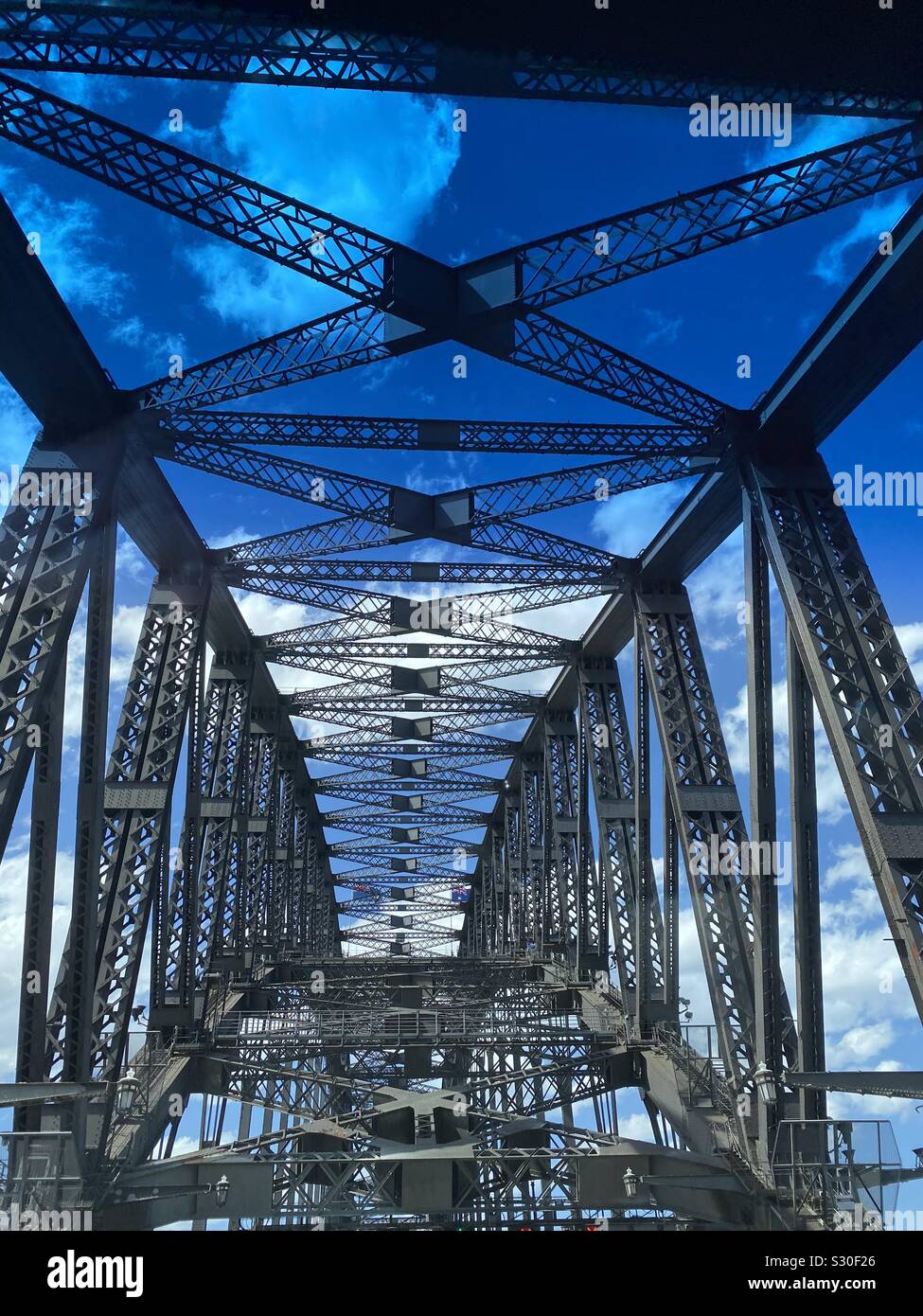 Harbour bridge lead up Stock Photo - Alamy