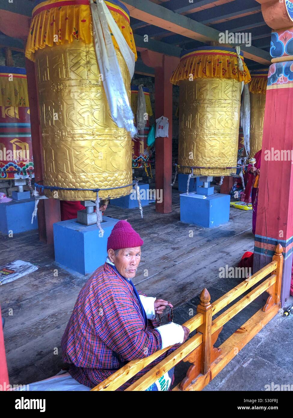 A Buddhist temple in Thimphu, Bhutan Stock Photo - Alamy