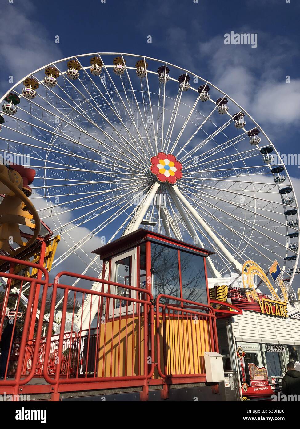 Vienna fun fair Stock Photo - Alamy