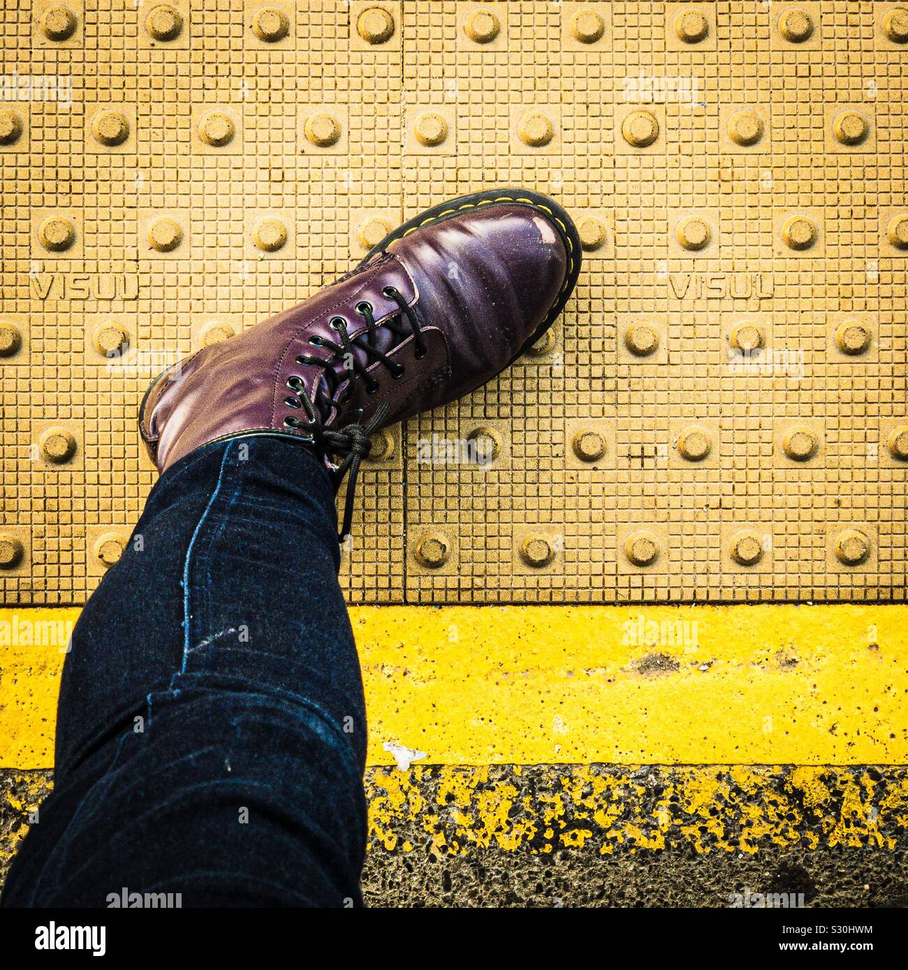 Foot Markings High Resolution Stock Photography and Images - Alamy
