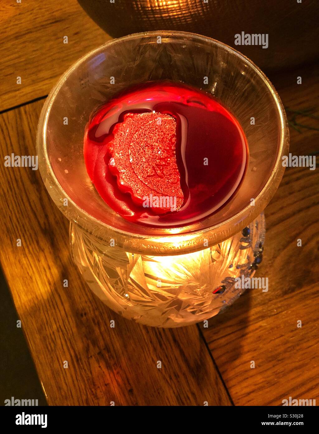 Melted candle hi-res stock photography and images - Alamy