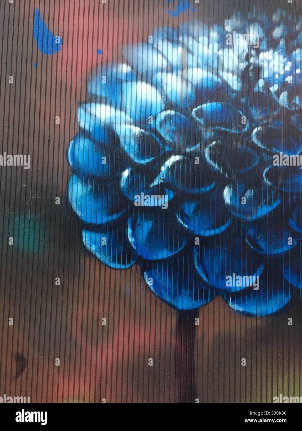 Blue flower art hi-res stock photography and images - Alamy