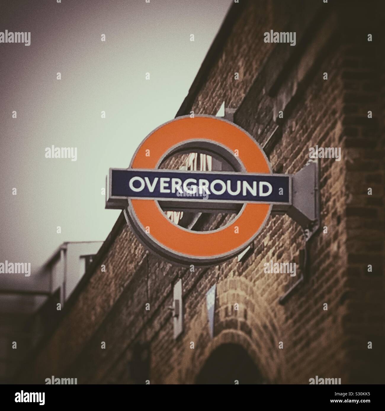 Overground sign hi-res stock photography and images - Alamy
