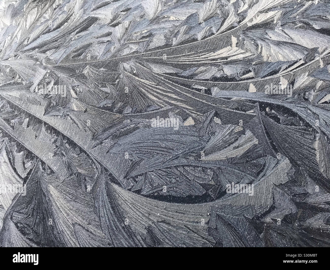 Frost patterns hi-res stock photography and images - Alamy