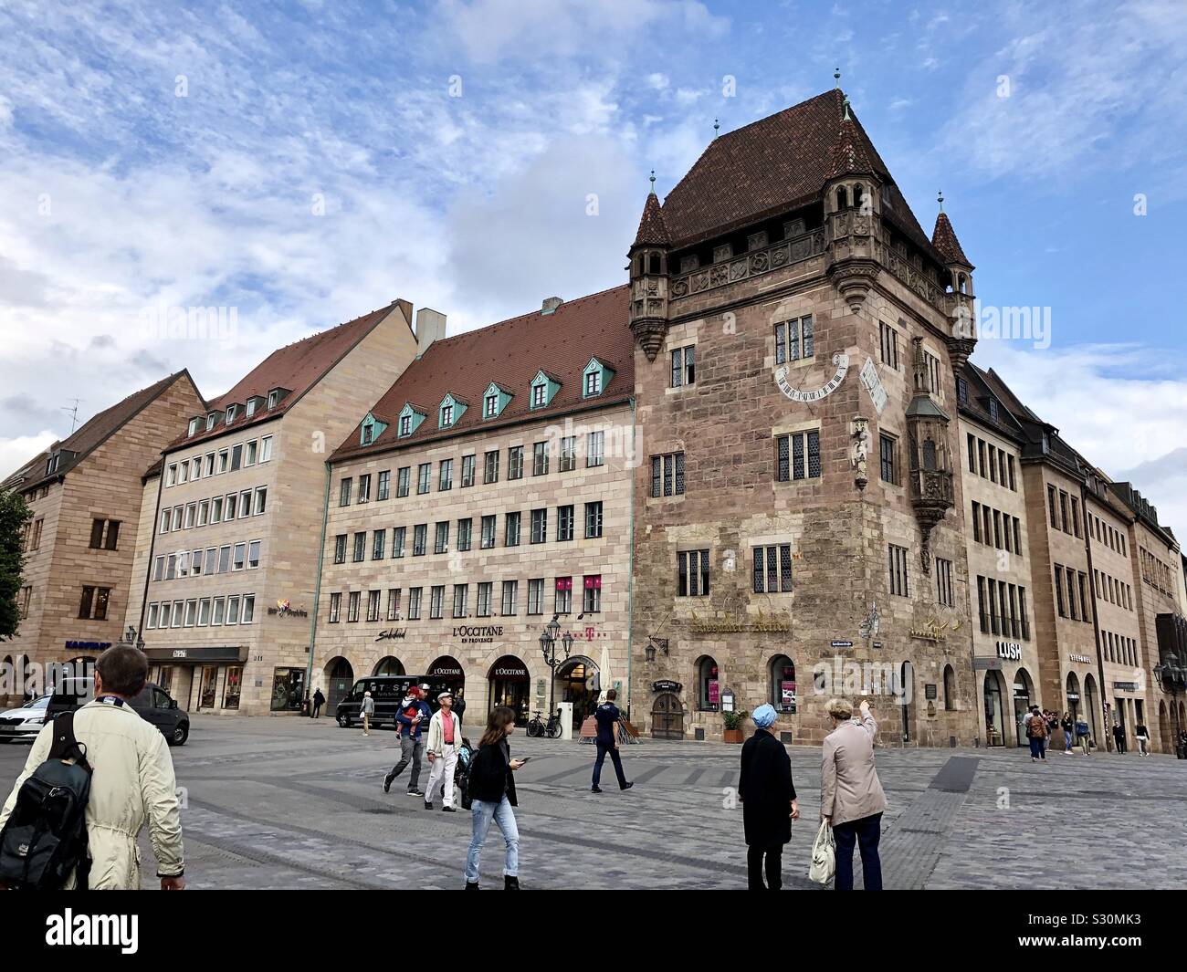 Street scene in Nuremberg, Germany Stock Photo - Alamy Street scene in Nuremberg, Germany Stock Photo - Alamy