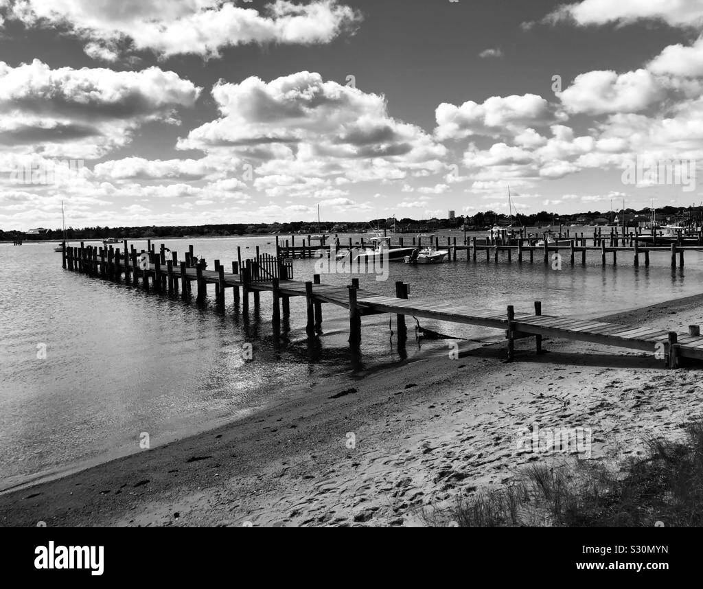 Inlet beach Black and White Stock Photos & Images - Alamy