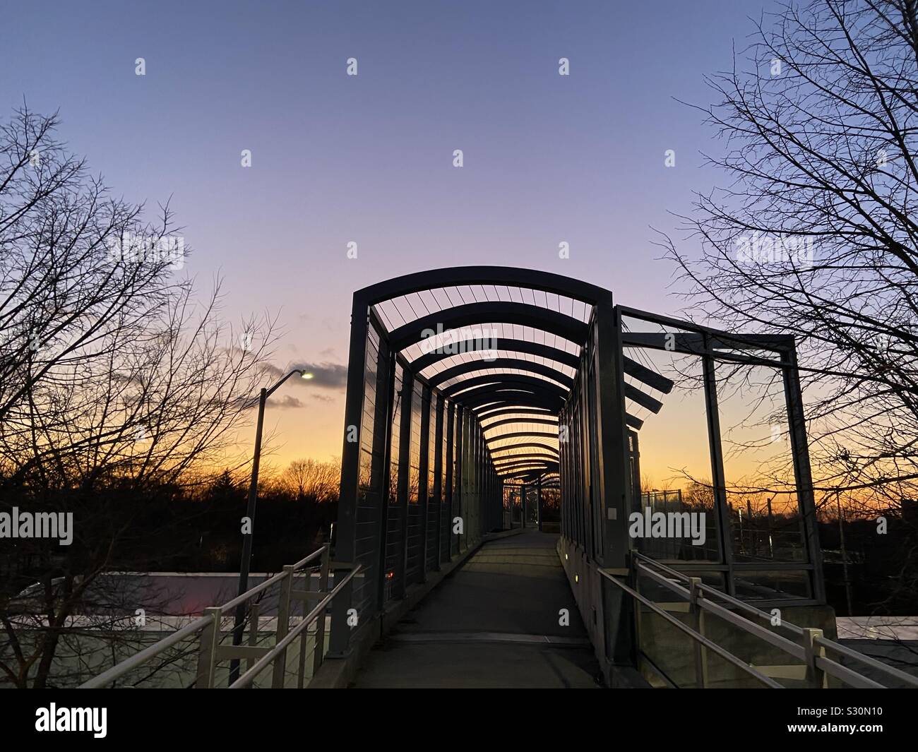 Long sunset walks Stock Photo - Alamy