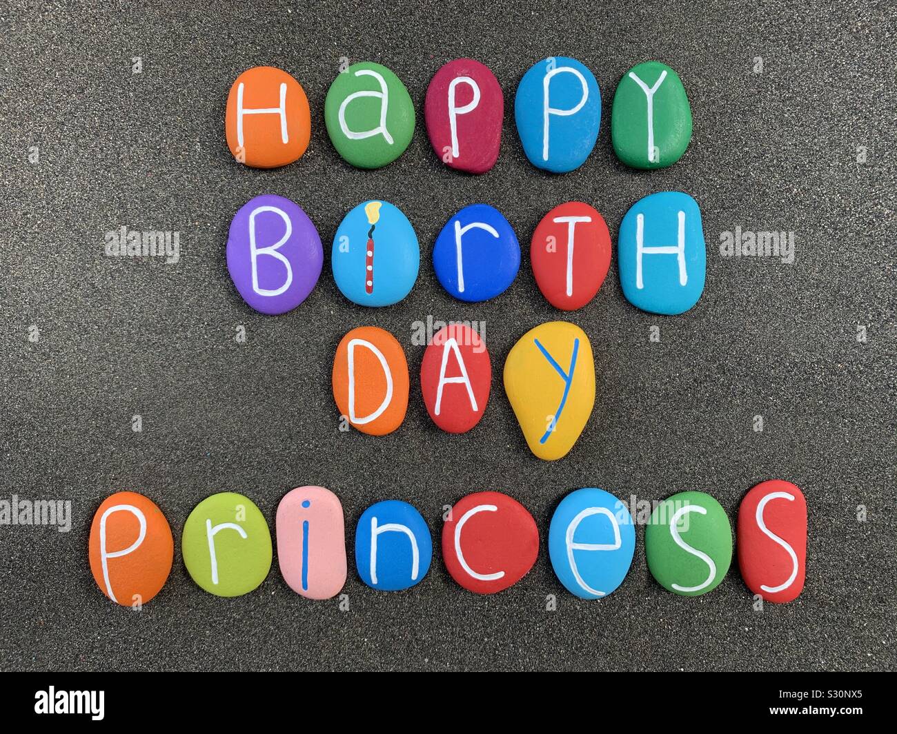 Happy Birthday Princess Stock Photo - Alamy