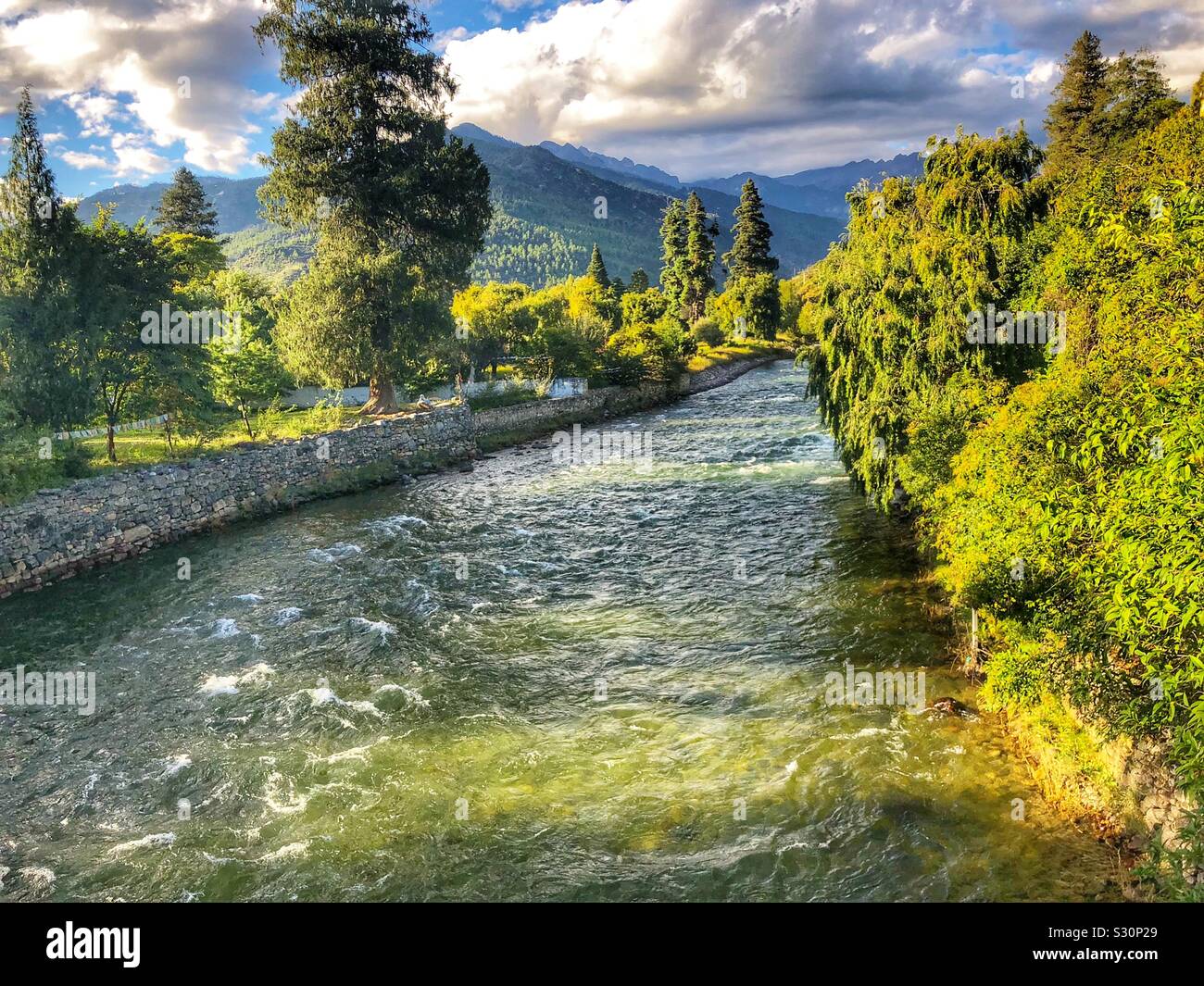 Beautiful Bhutanese landscape Stock Photo - Alamy