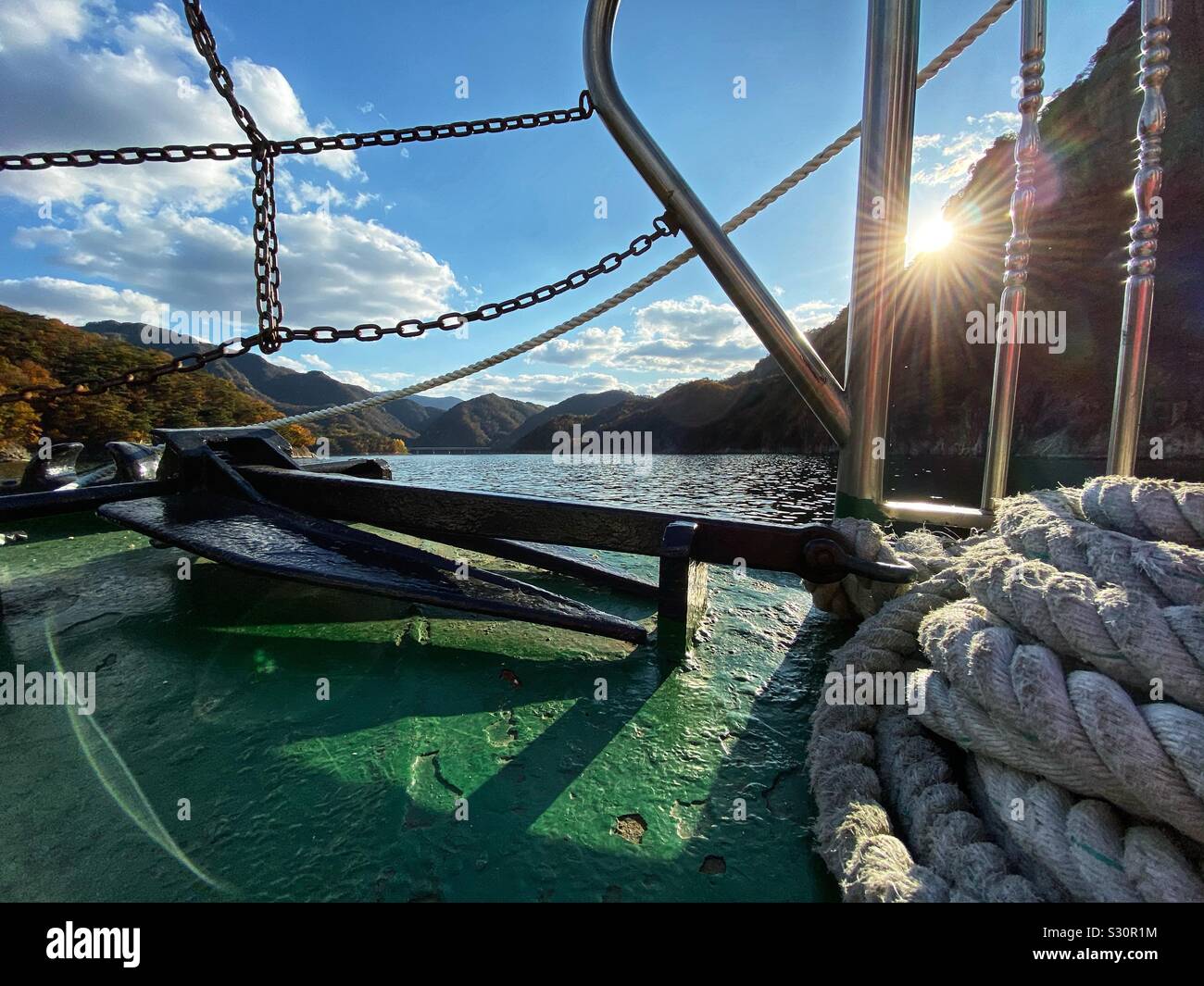 Boat and rays hi-res stock photography and images - Alamy