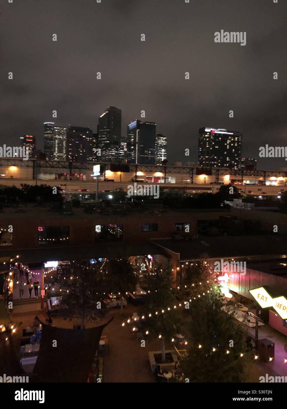 Houston sky line Stock Photo - Alamy