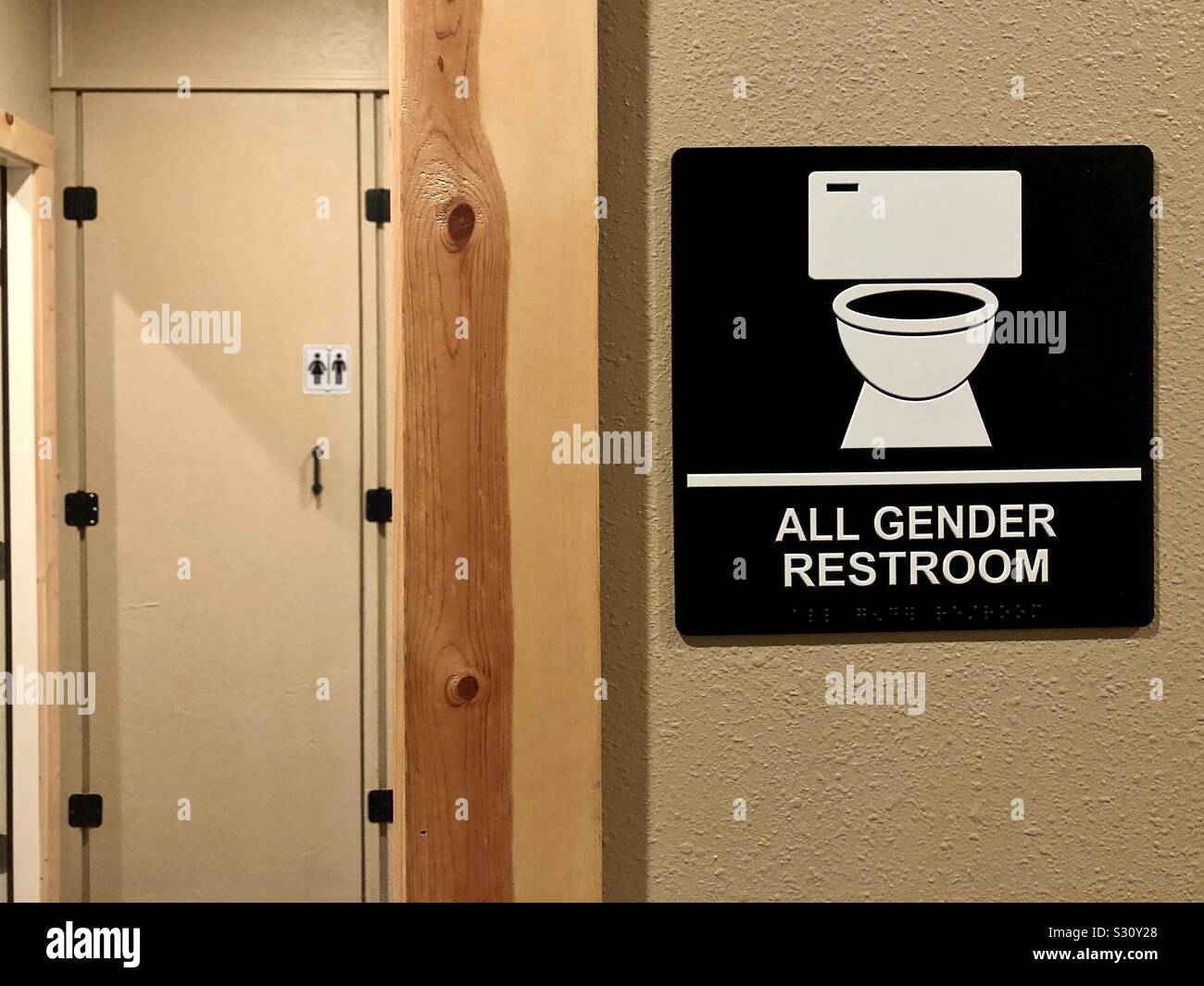 Restroom for all genders hi-res stock photography and images - Alamy