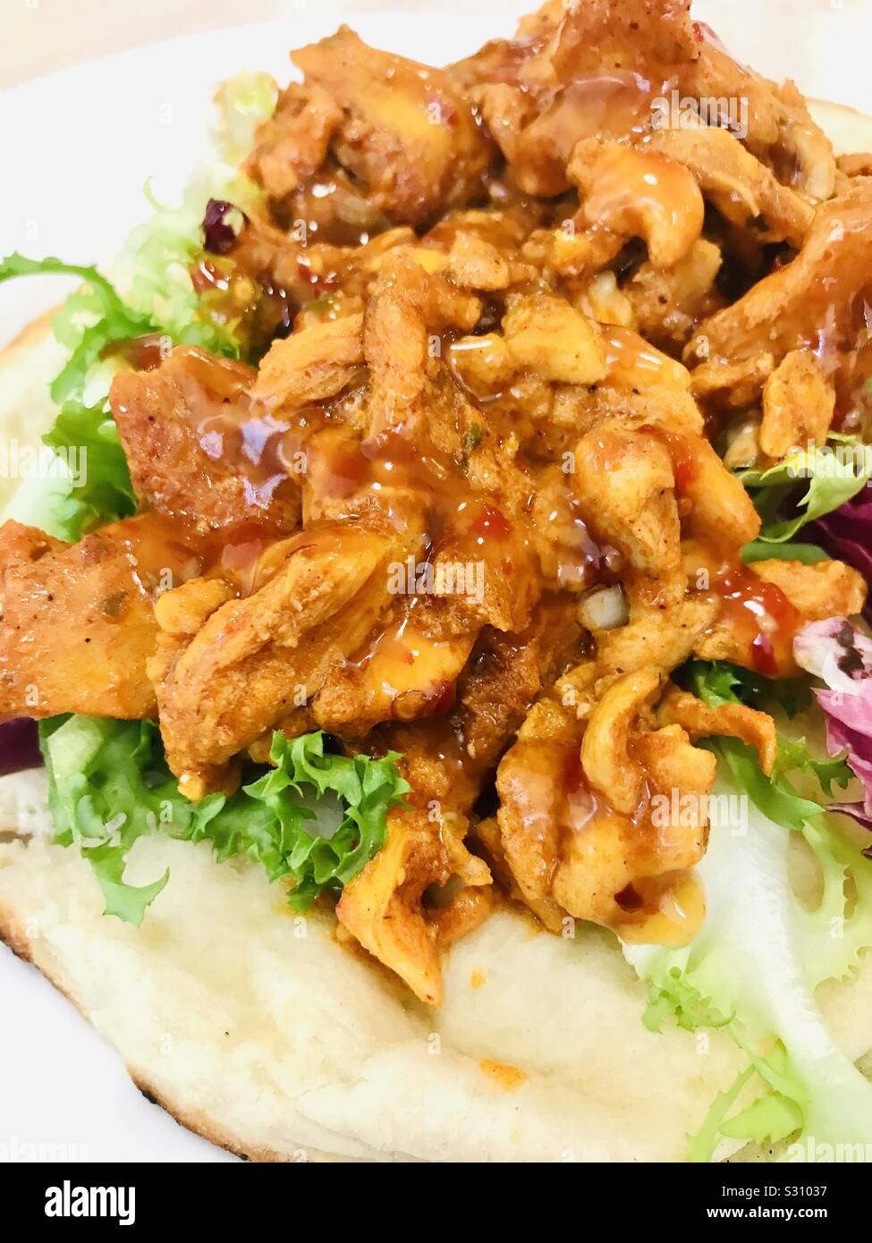 Open sandwich chicken salad hi-res stock photography and images - Alamy