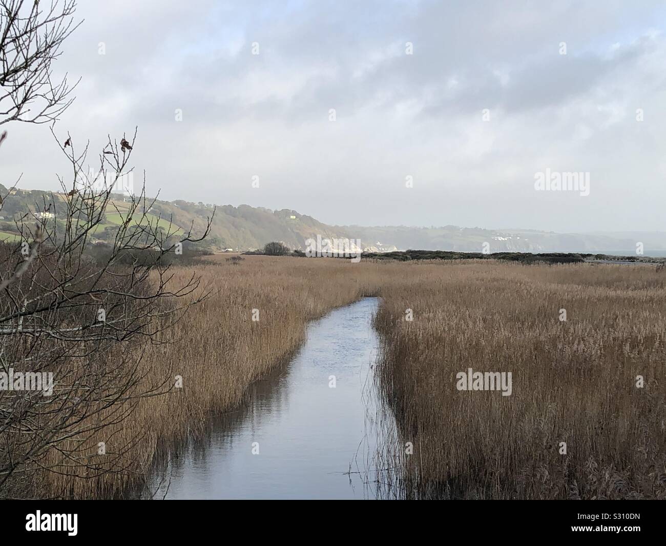 View from Slapton Bridge - Slapton Ley - nature reserve, South Hams ...