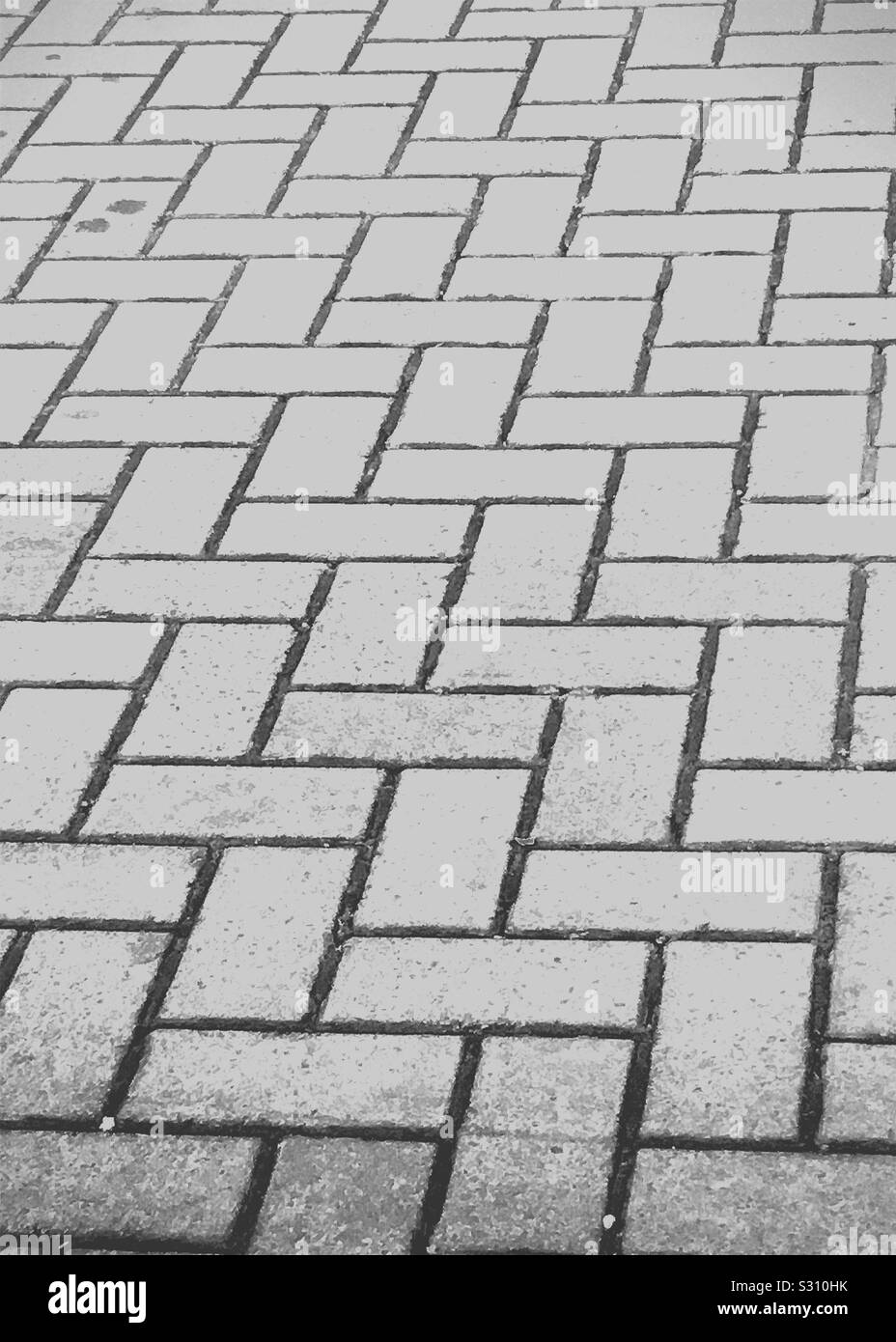 Hard landscaping paving Black and White Stock Photos & Images - Alamy