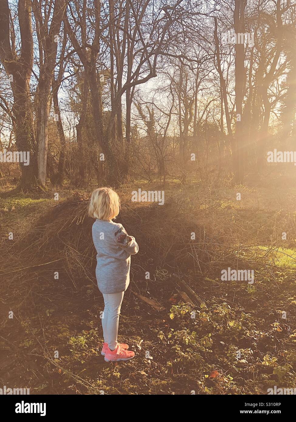 The Golden Child Stock Photo - Alamy