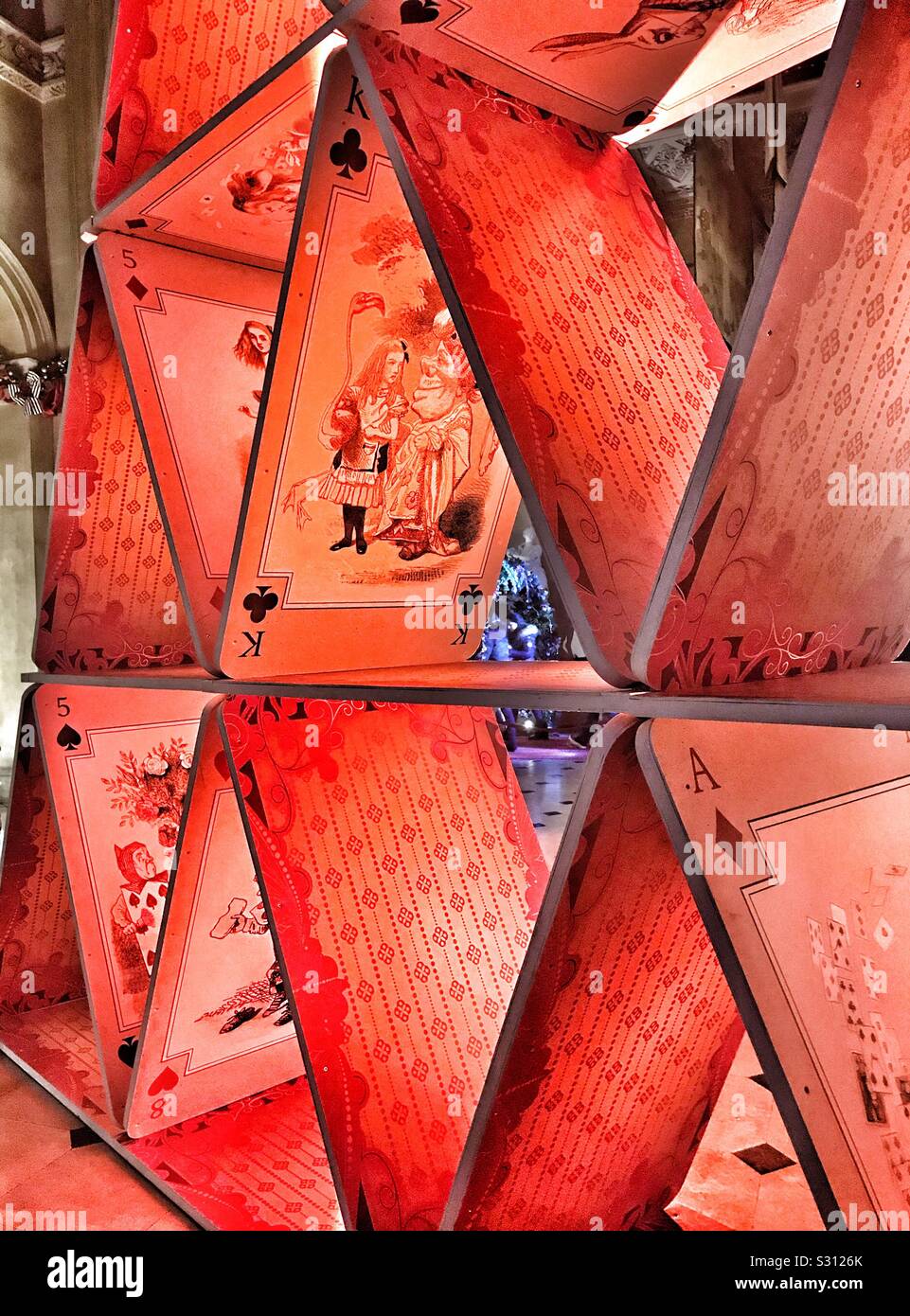 Alice cards hi-res stock photography and images - Alamy