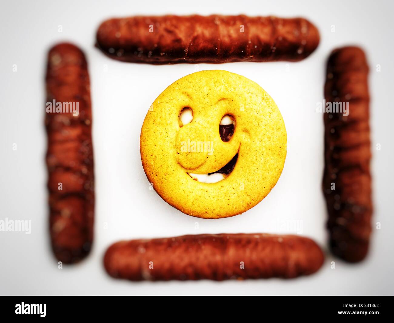 Mcvities happy faces biscuits hi-res stock photography and images - Alamy