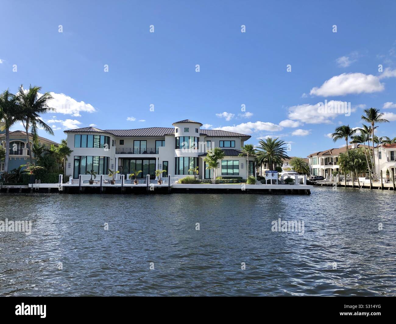 Very spacious upscale home for sale with large glass windows on Florida ...